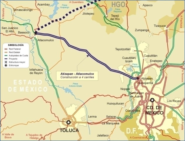 0142 Carretera Atizapán-Atlacomulco – Proyectos México